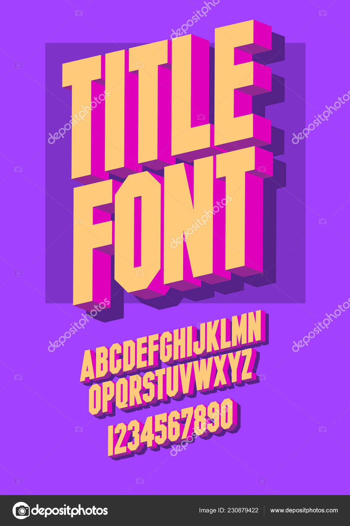 Font Alphabet Chopped Type Serif Font Letters Numbers Vector ...