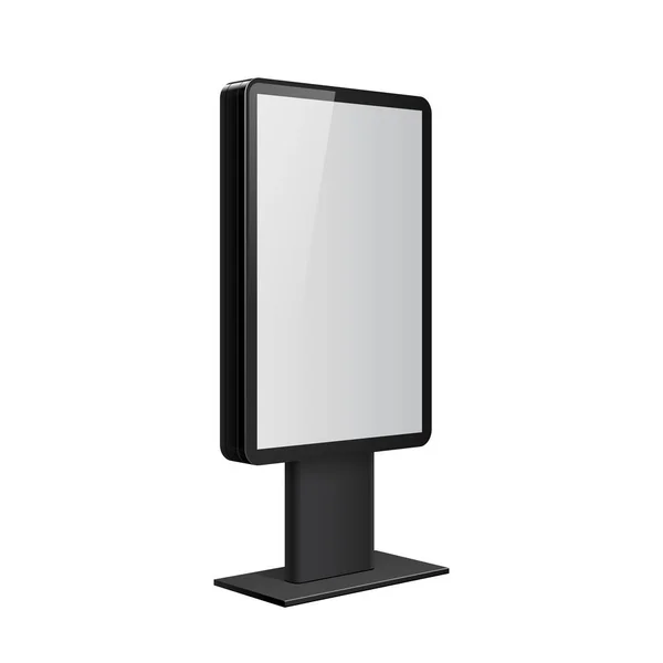 Realistic light box template on white background Stock Vector Image by ...