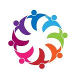 Teamwork union logo vector Stock Vector Image by ©Glopphy #14006320