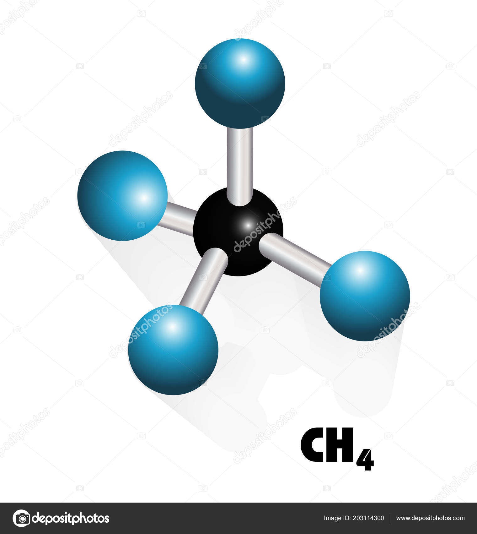 Methane Molecular Shape