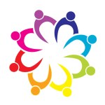 Teamwork union logo vector Stock Vector Image by ©Glopphy #14006320