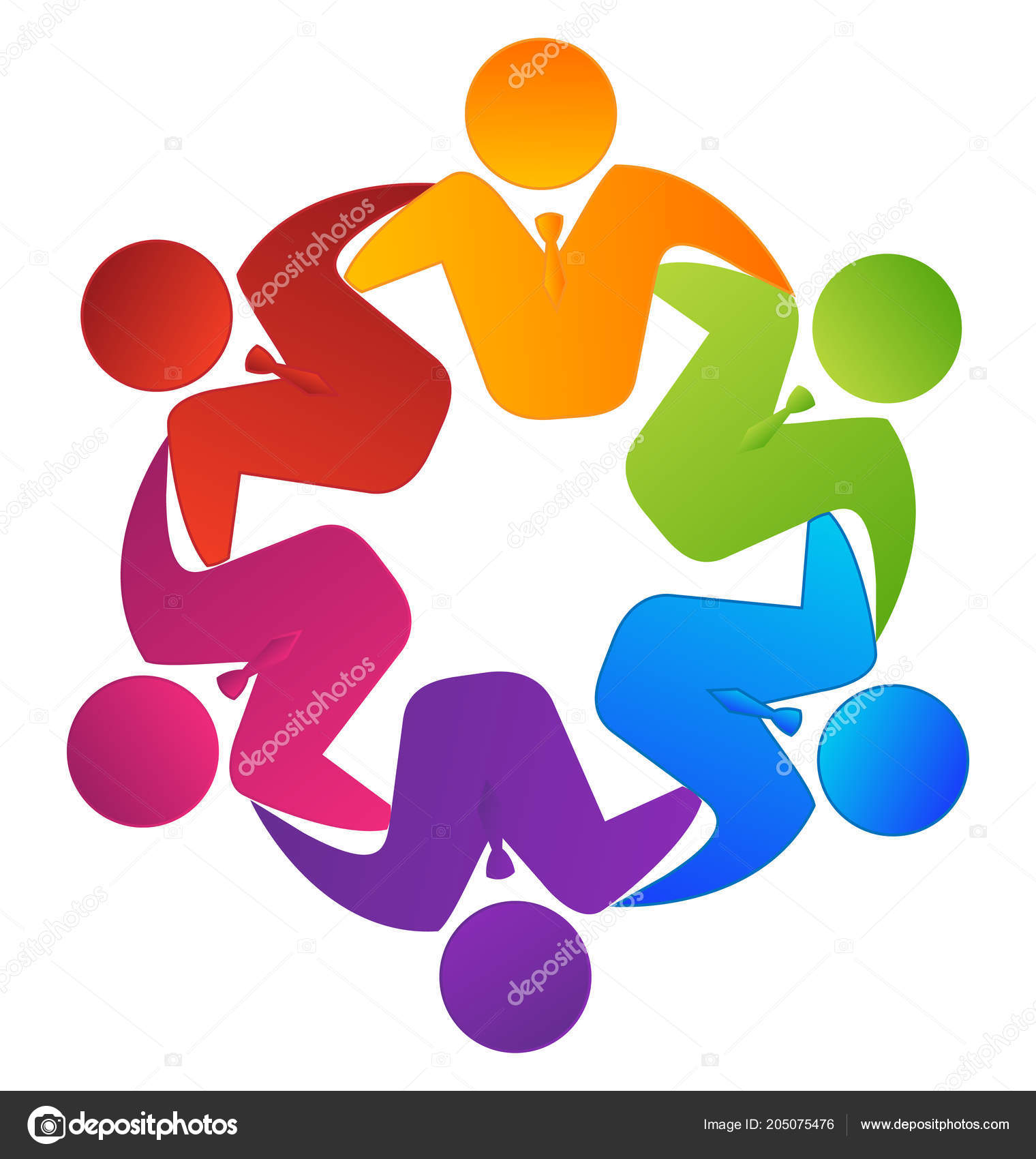 Teamwork executive business group icon — Stock Vector © Keviz #205075476