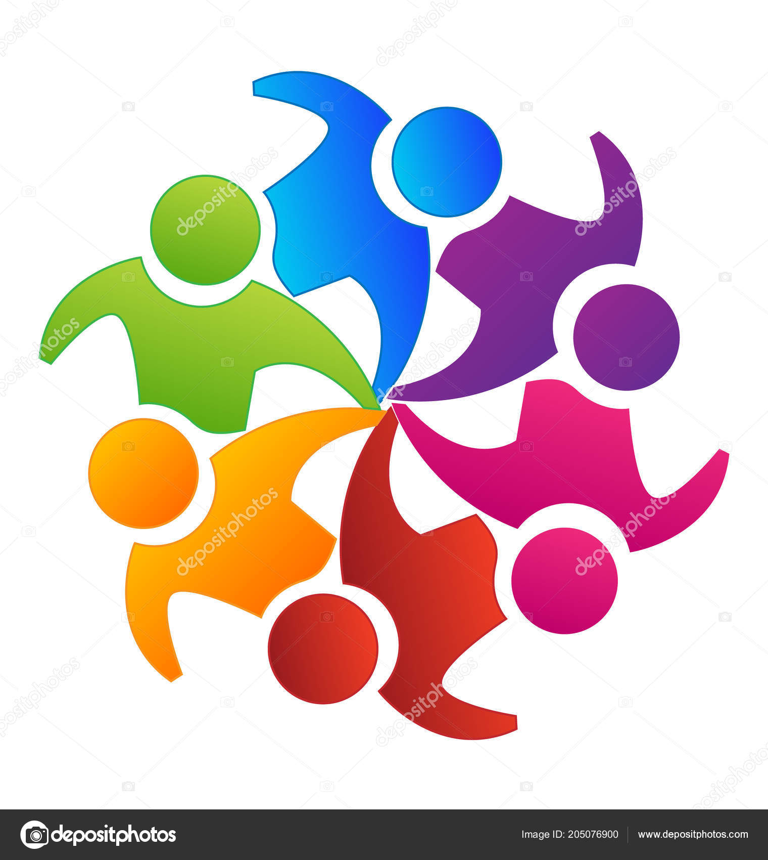 Teamwork group planning and creating icon Stock Illustration by ©Keviz ...
