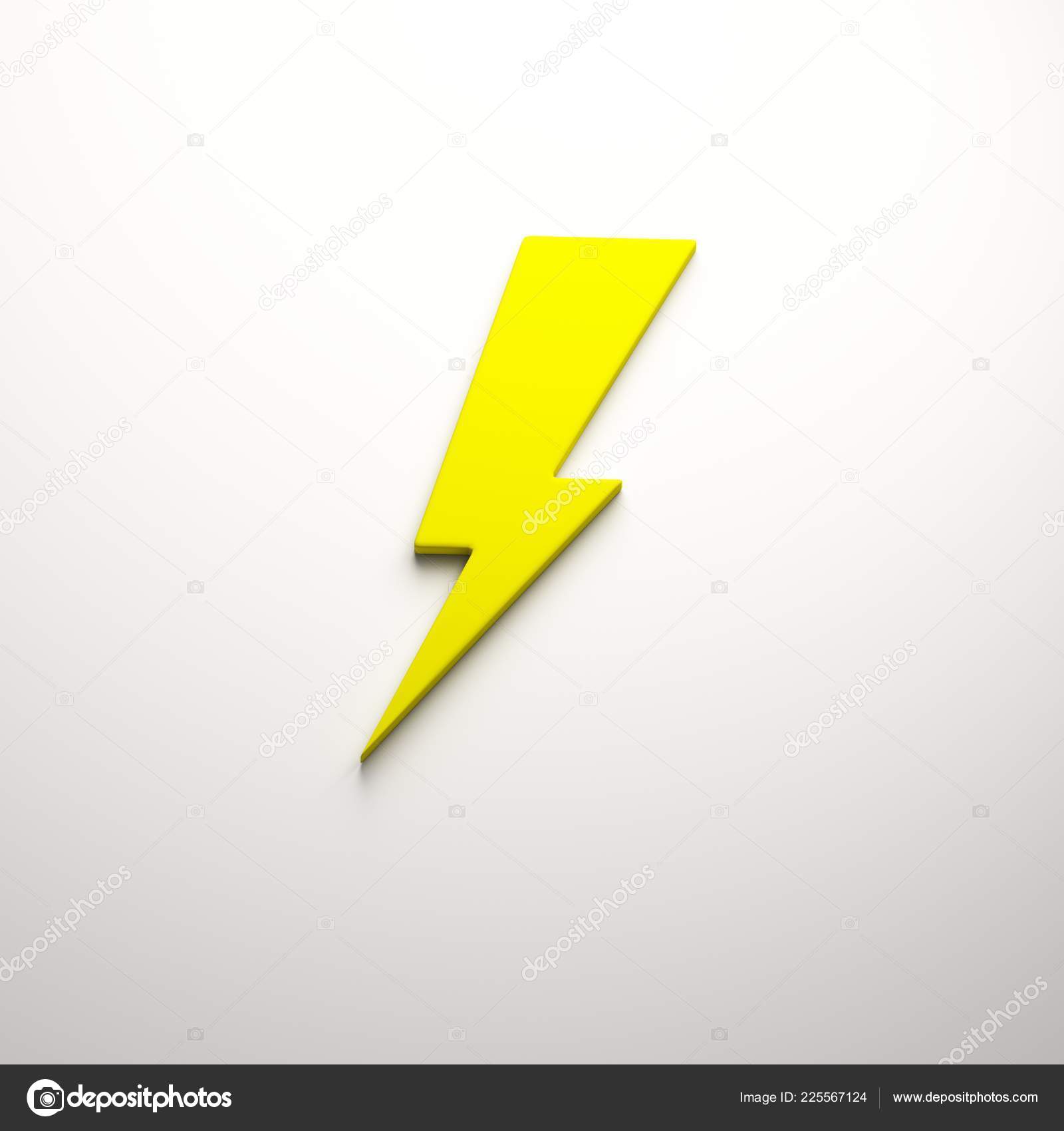 3D Lightning bolt render — Stock Photo © Keviz #225567124