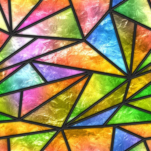 Stained Glass Seamless Texture Colored Glass Rhombus Pattern Window ...