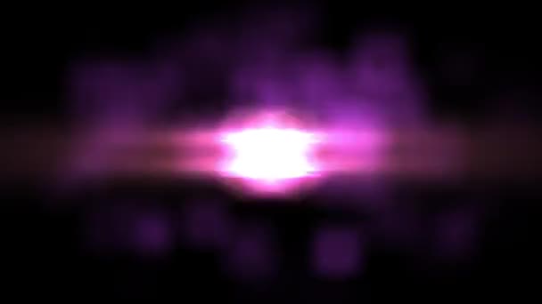 Animated red Lightning bolt flight on black background seamless loop ...