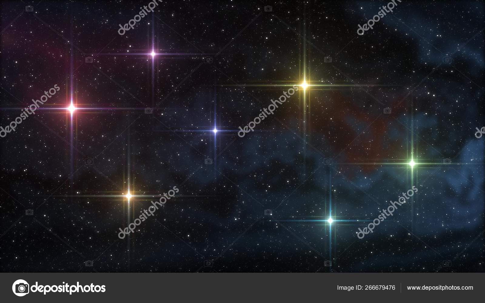 Rainbow Colored Stars