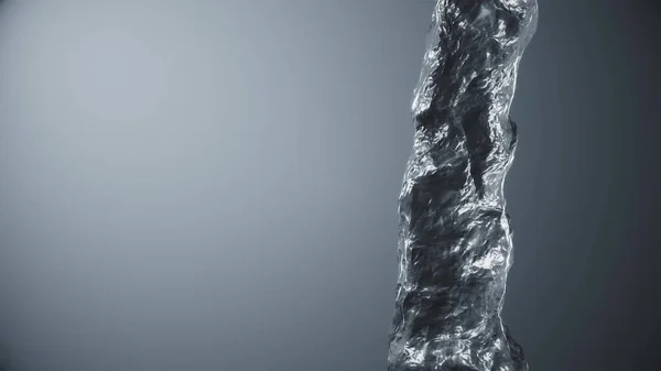 Pouring water column digital simulation illustration isolated gradient ...