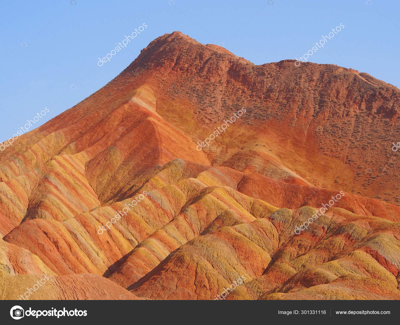 Zhangye Danxia Landform Map