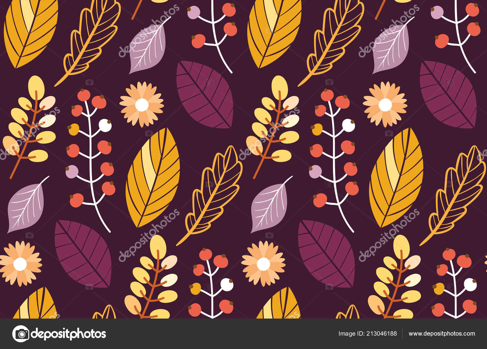 Autumn Pattern Wallpaper