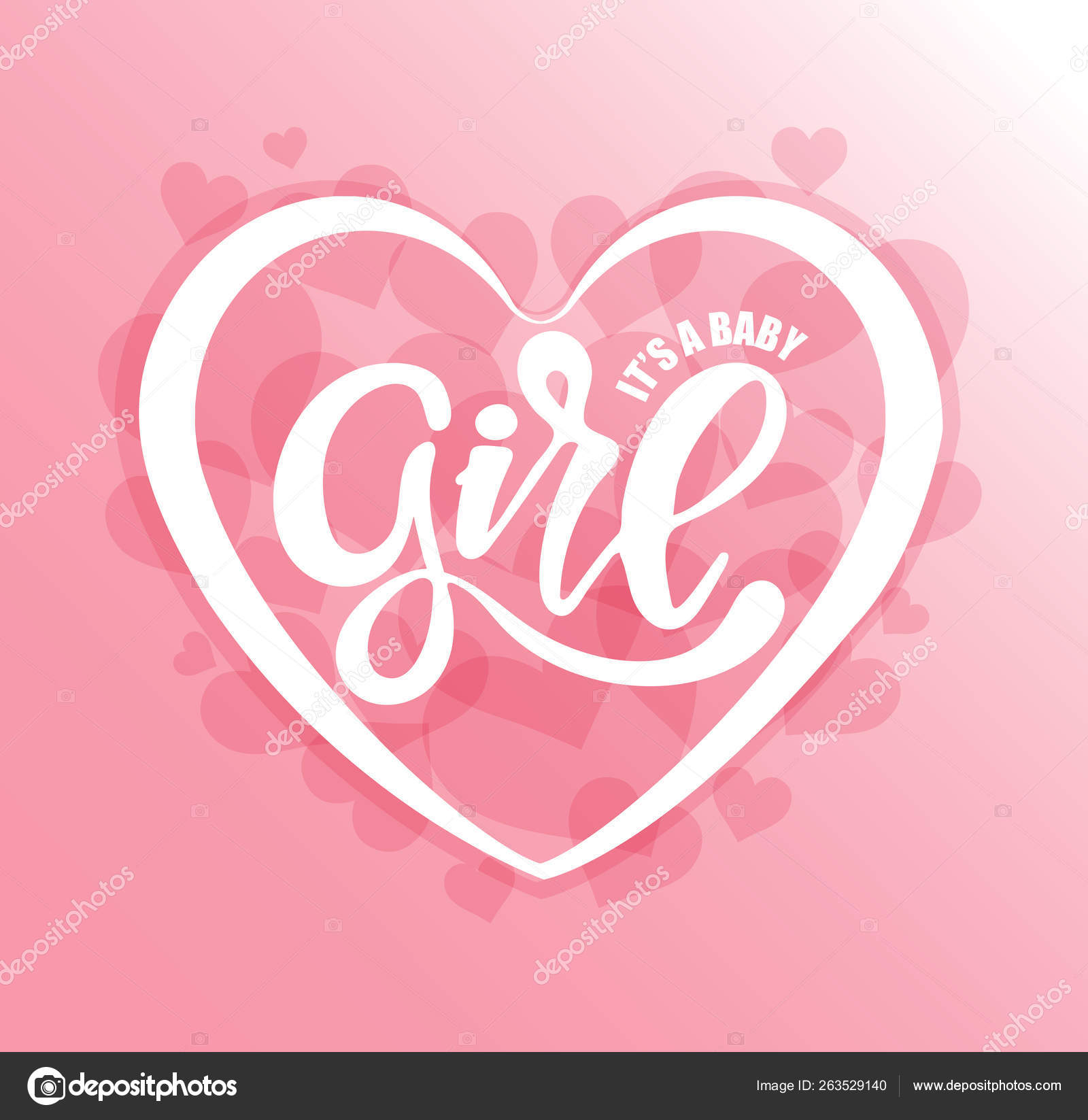 Linda Etiqueta Letras Baby Shower Niño Una Niña Vector de stock por ...