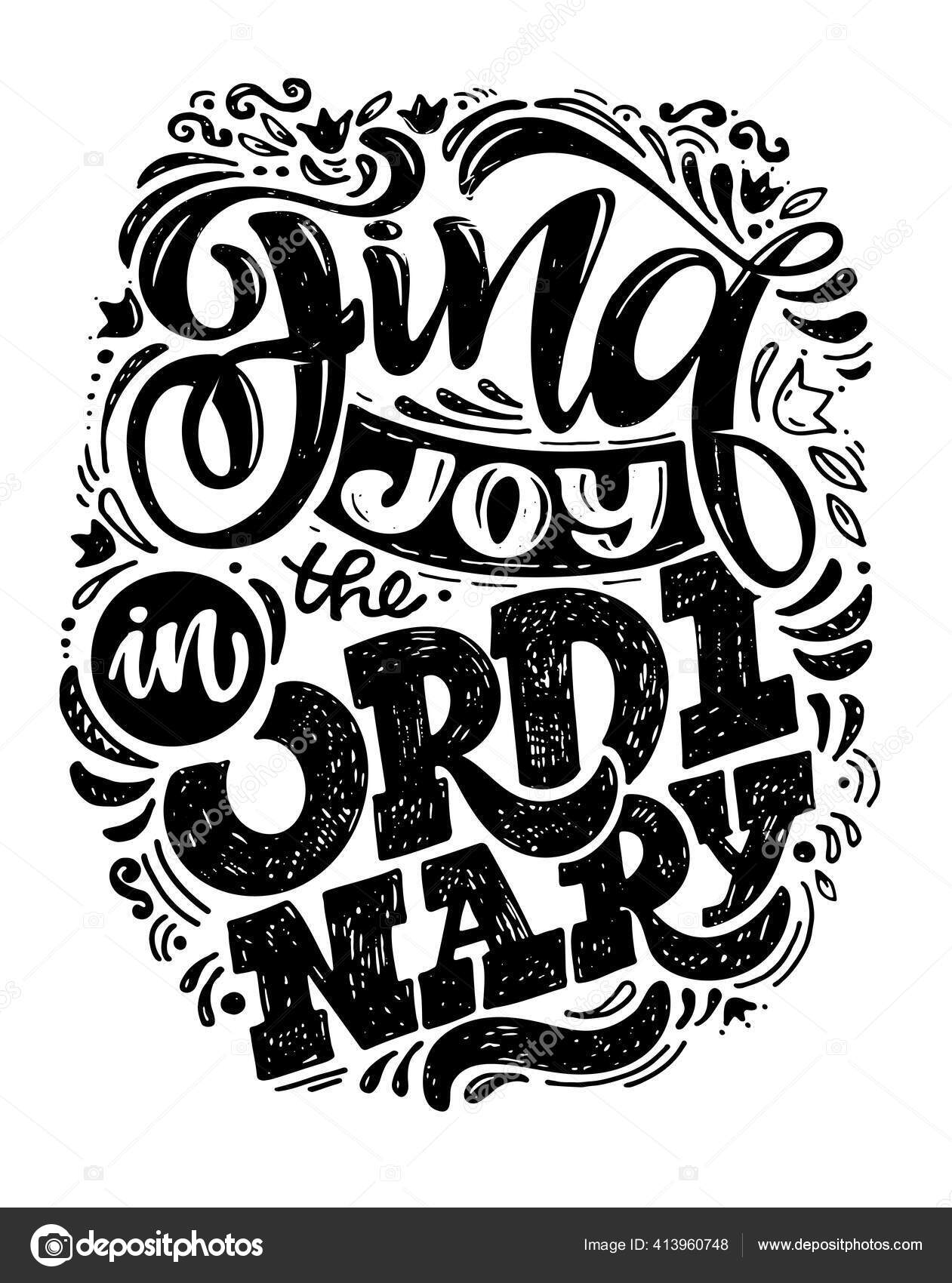 Inspiration Cute Lettering Postcard Hand Drawn Doodle Lettering Art ...