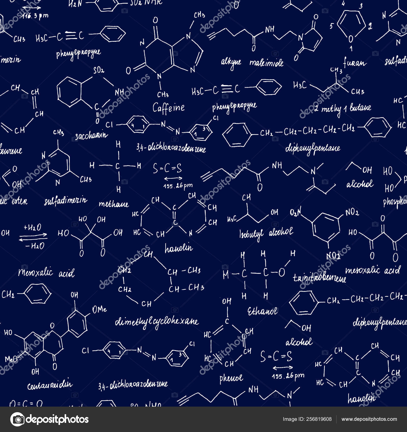 Alcohol Molecule Wallpaper