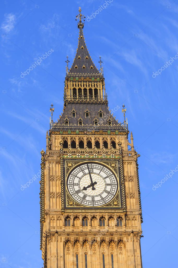 Big Ben, Torre del Reloj del Palacio de Westminster, Londres, Reino ...