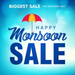 Happy Monsoon Background Lettering Umbrella Background Happy Monsoon ...