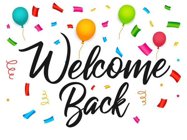 Happy Birthday Card Template Cake Black Background — Stock Vector ...