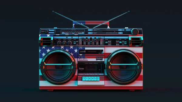 Retro Boombox Wallpaper