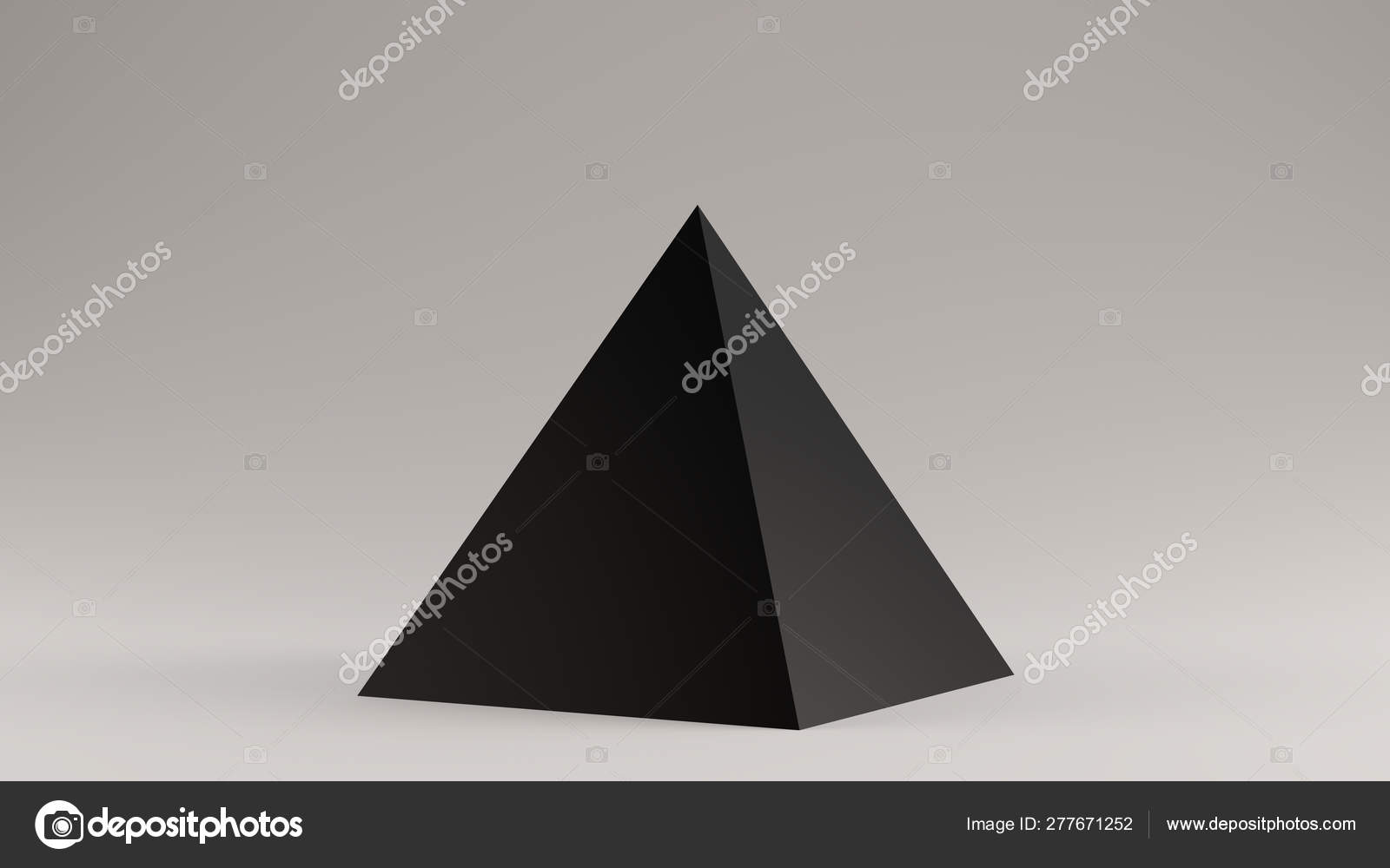 Pirâmide Preta Ilustração Render — Foto © 80sChild #277671252