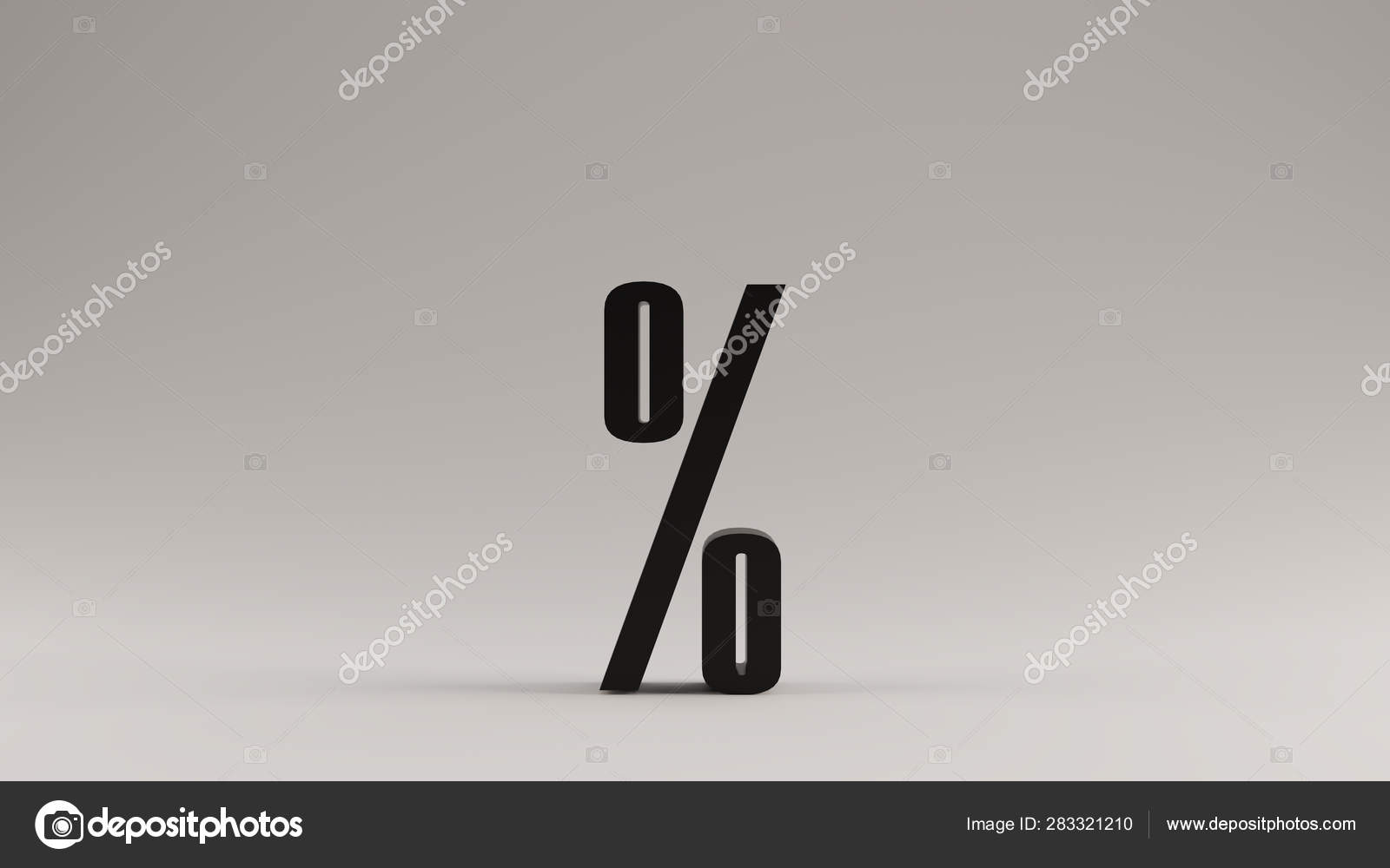 Black Percent Sign Illustration Render Stock Photo by ©80sChild 283321210