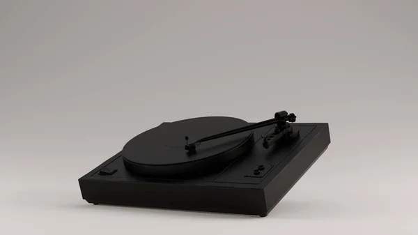 Bronze Vintage Turntable Record Player Angled Right View Illustration ...