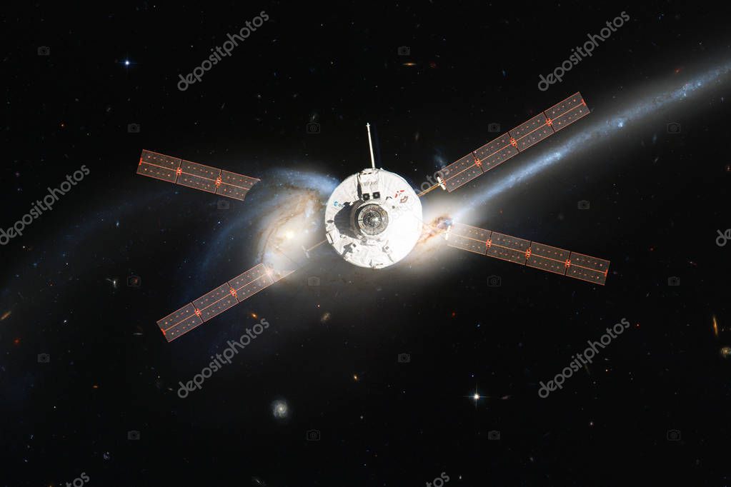 Lanzamiento de naves espaciales al espacio. Belleza del espacio ...