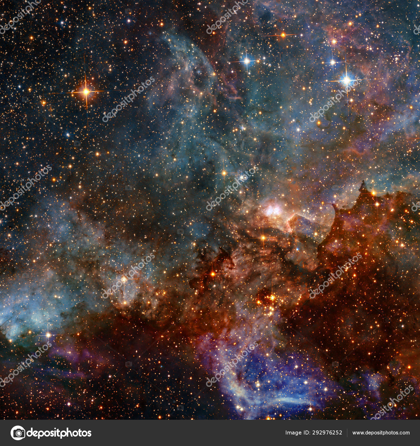 Nebula an interstellar cloud of stars dust. — Stock Photo © Outer_Space ...