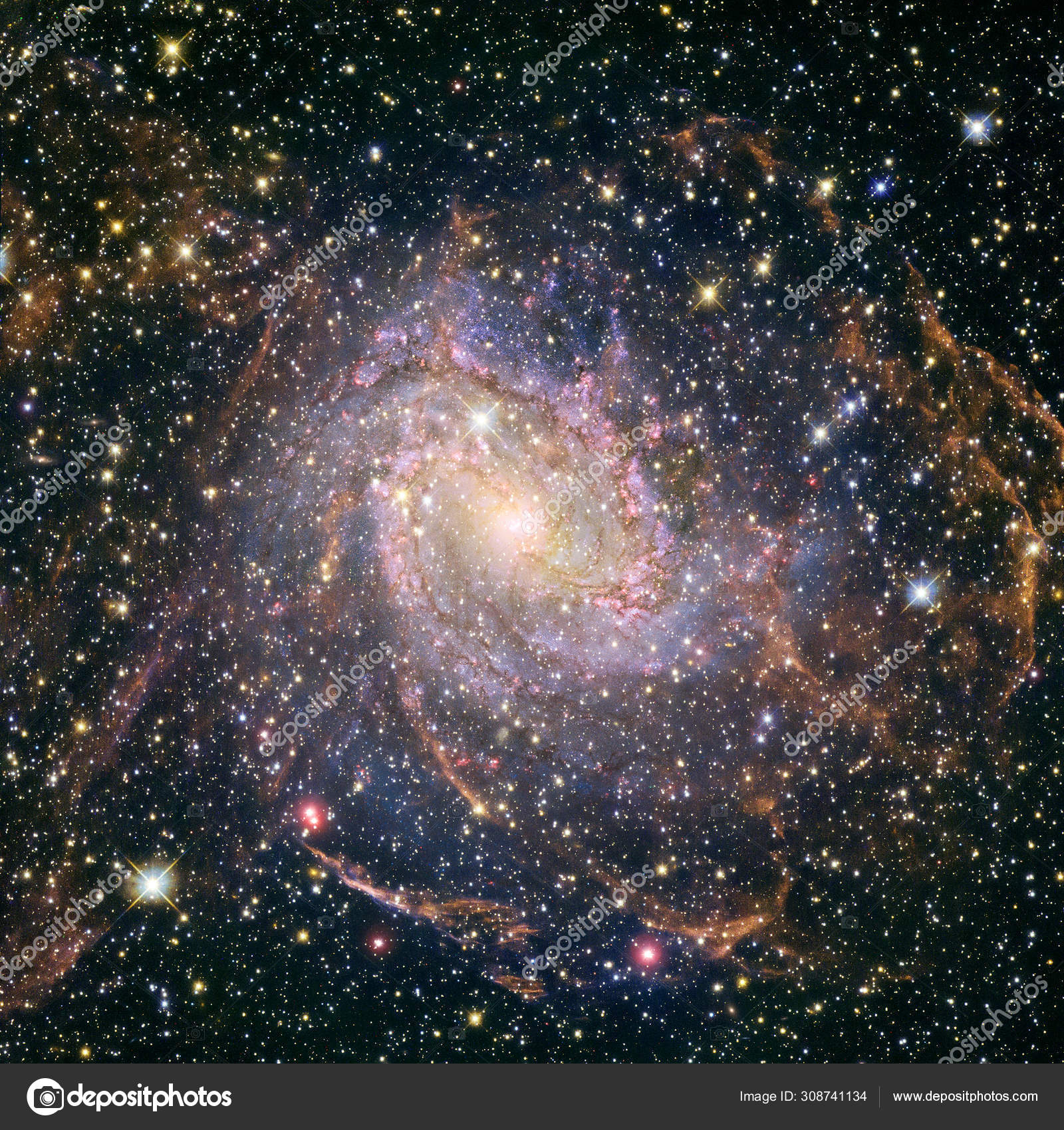 Endless universe. Elements of this image furnished by NASA — Stock ...