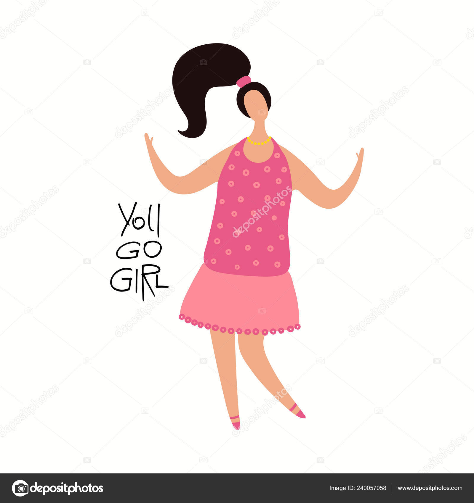 You Go Girl Cartoon