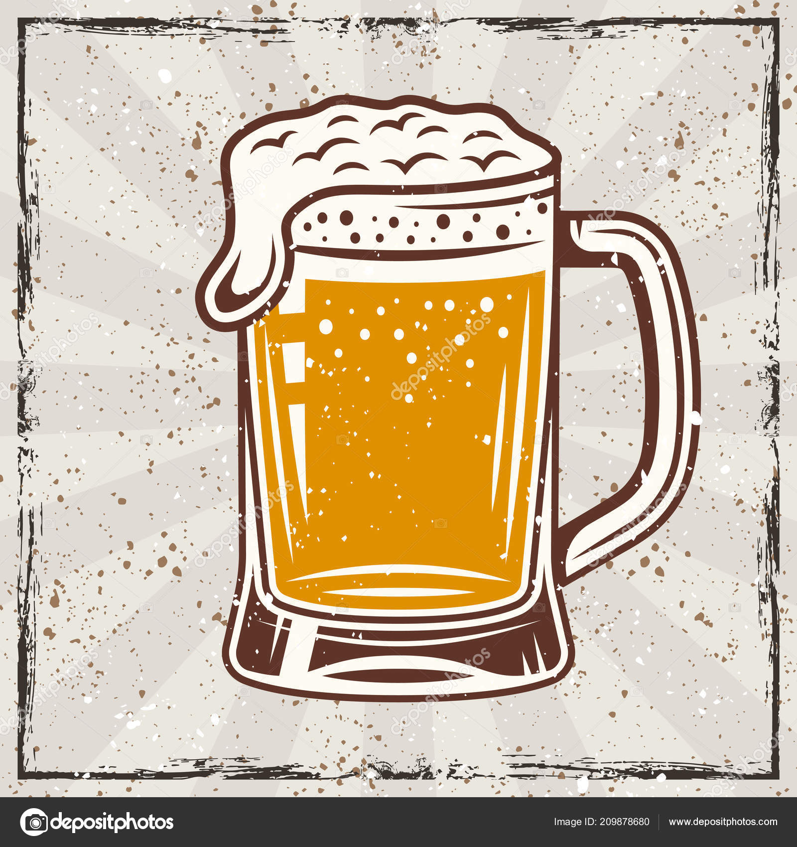 Beer Mug Illustration