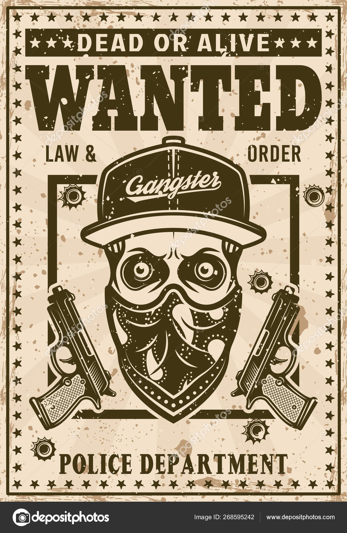 Modern Wanted Poster