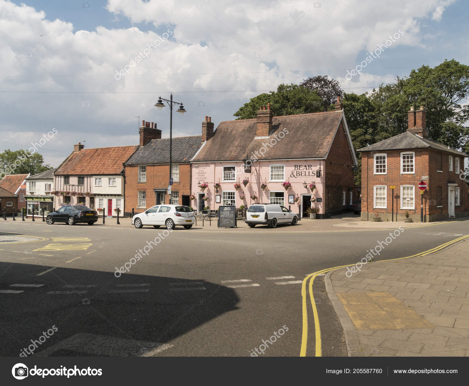 Beccles Suffolk July 2018 Historic Buildings Old Market Market Town ...