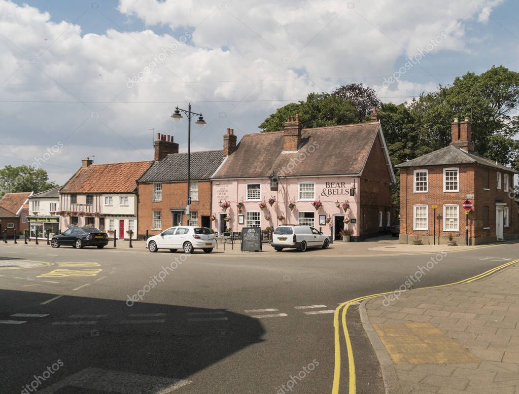 Beccles Suffolk July 2018 Historic Buildings Old Market Market Town ...