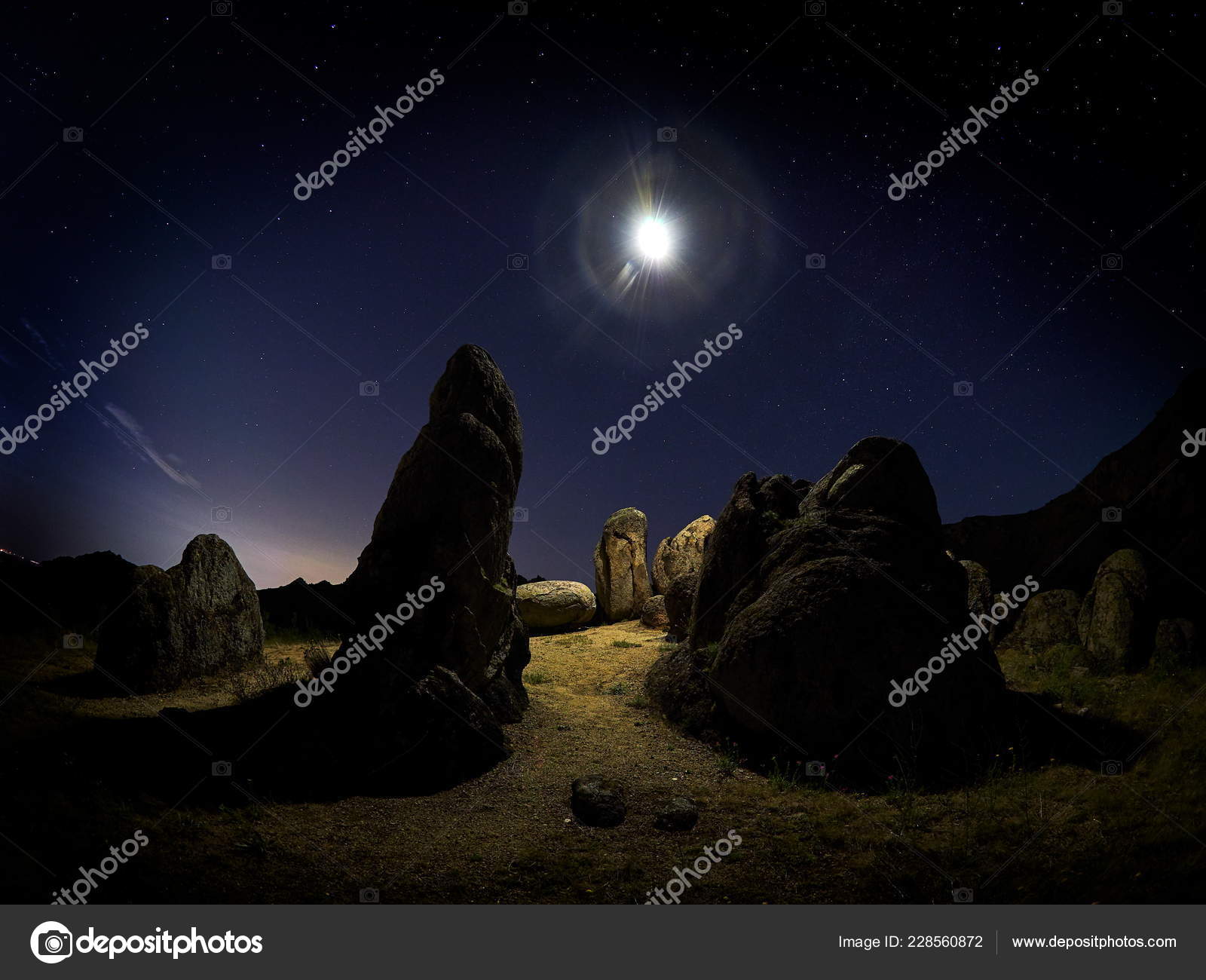 Romania Landscape Night