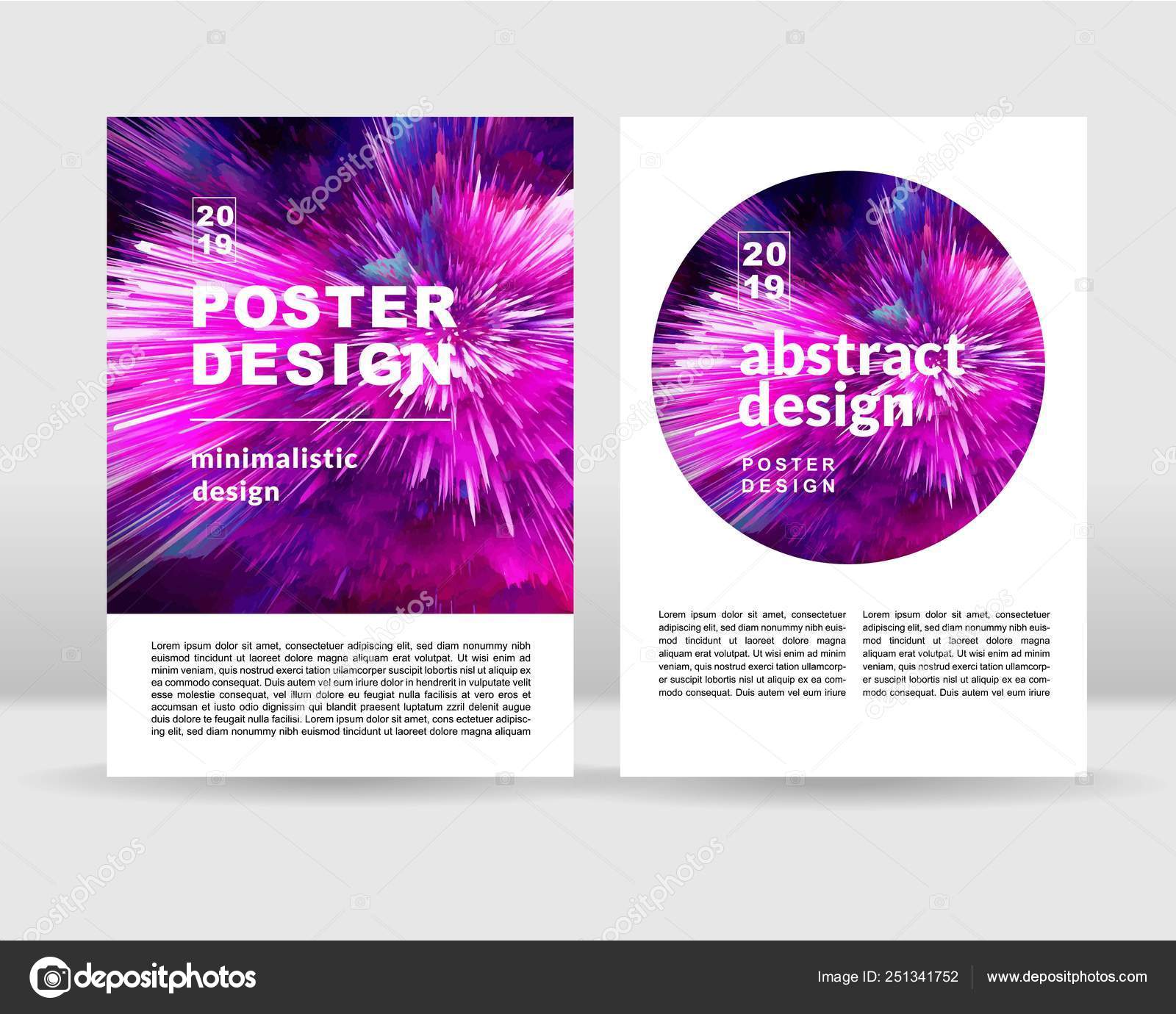 The abstract space background. It can be used for posters, card, flyers ...