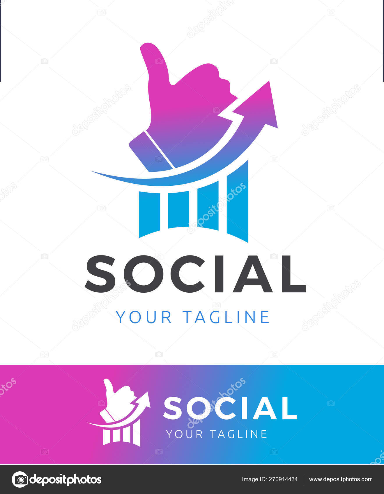 Marketing Vector Logo Social Media Marketing Logo Stock Vector Image by ...
