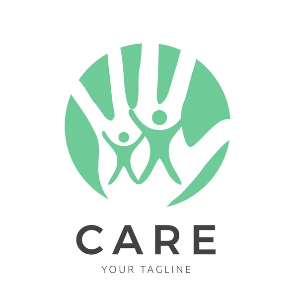 Child Protection Vector Logo Children's House Child Care Vector Icon ...