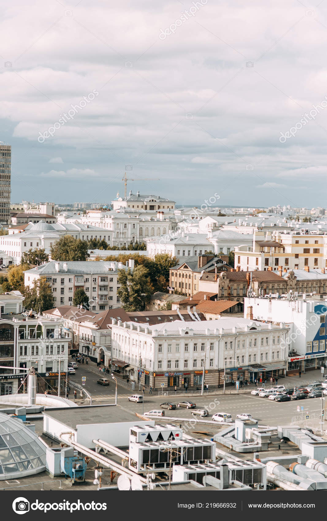 Panoramic View Kazan High Rise Building Streets Main Attractions Palm — Stock Editorial Photo ...