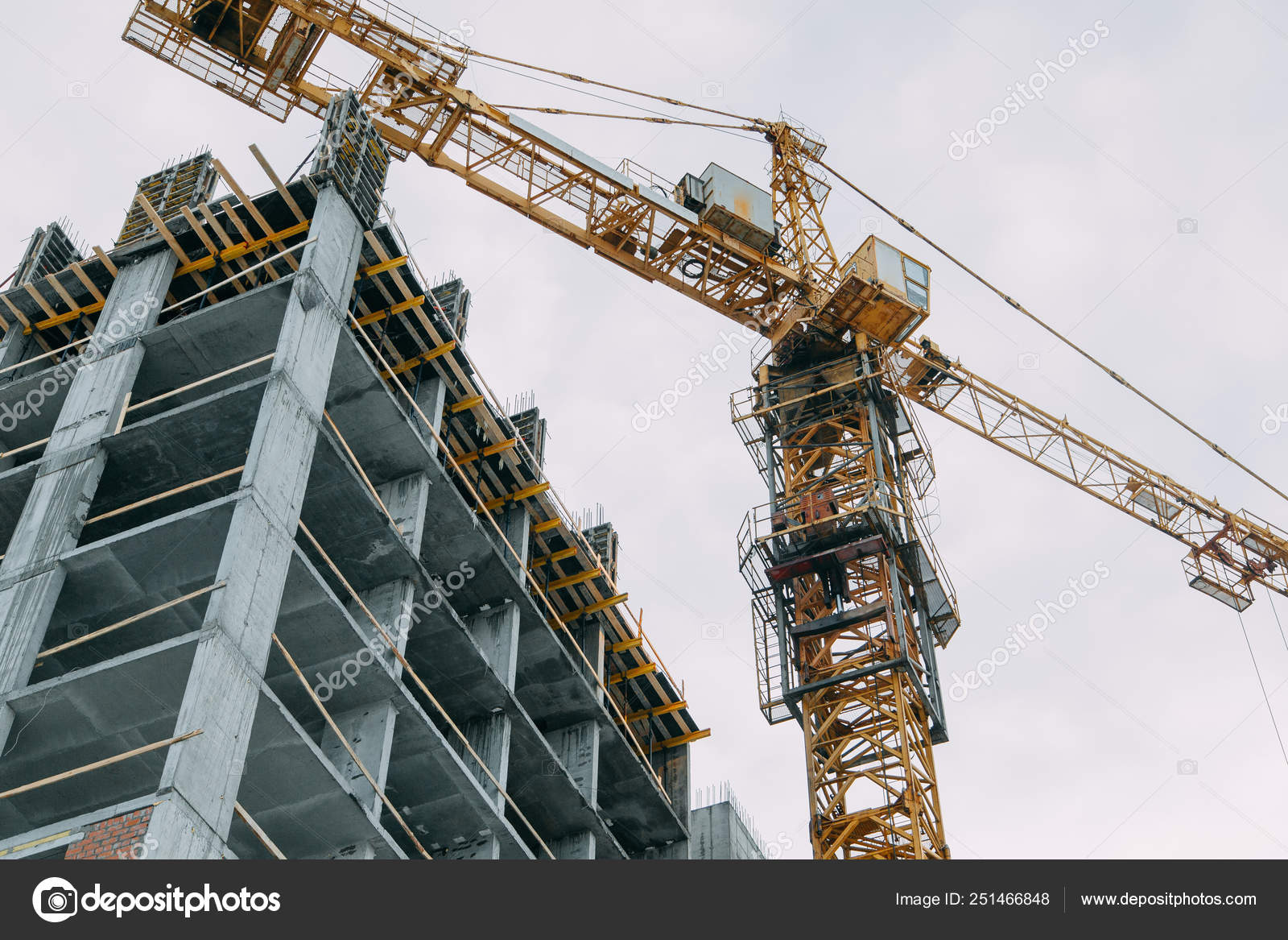 Construction Modern High Rise Buildings Phased Construction Structures ...
