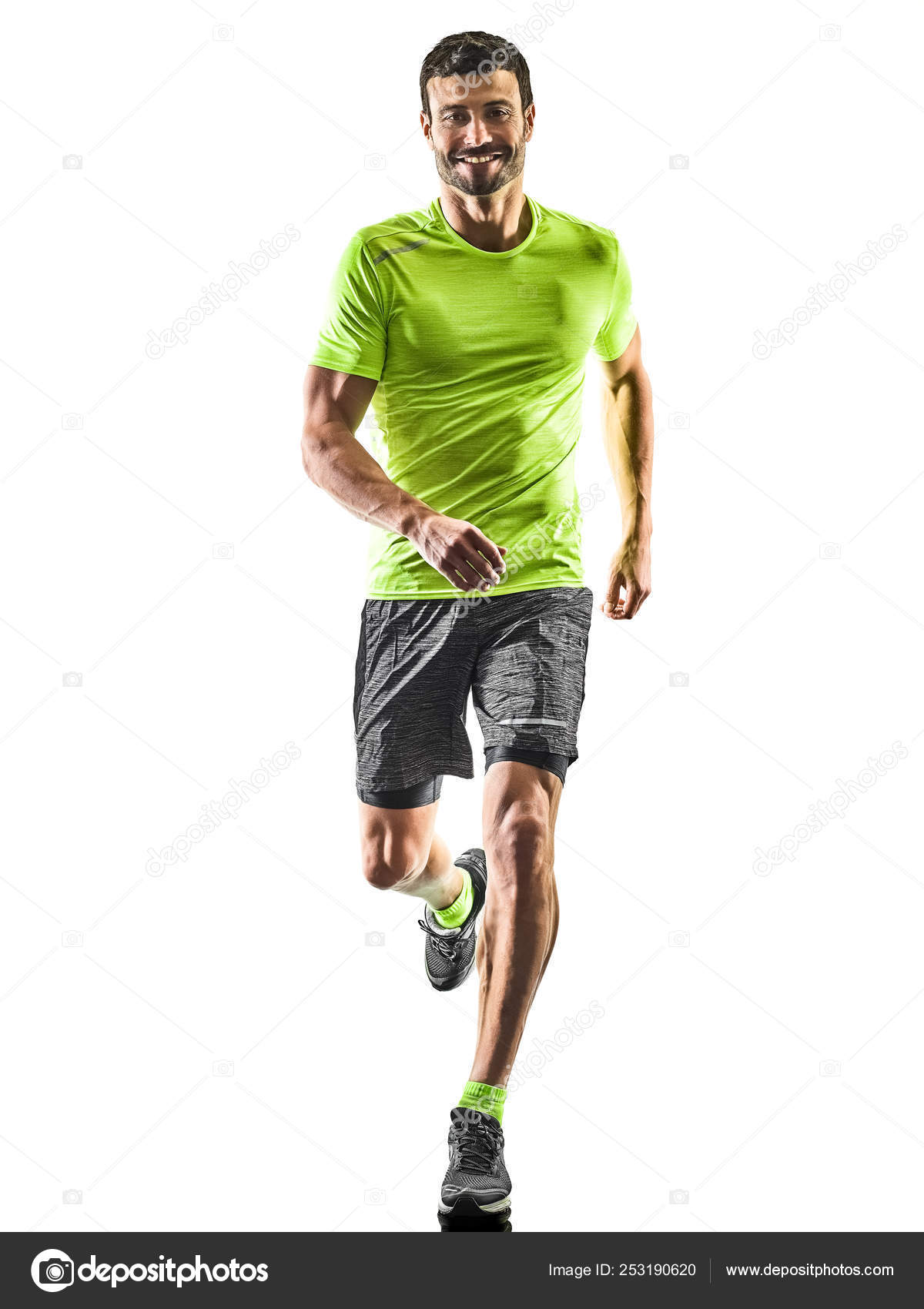 Male Runner Running