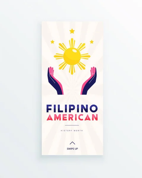 Filipino Sun And Stars Vector