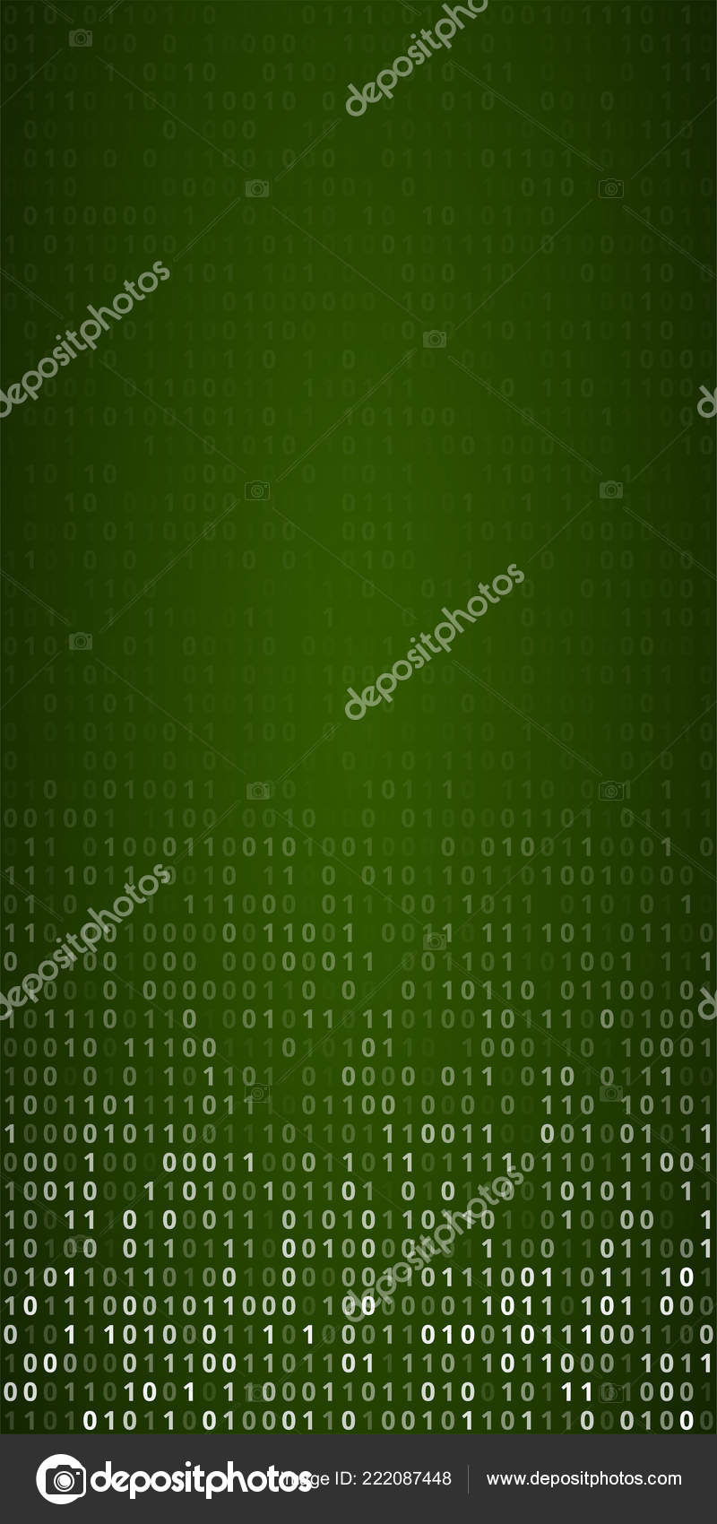 Binary Code Screen Stock Vector Image by ©iunewind #222087448