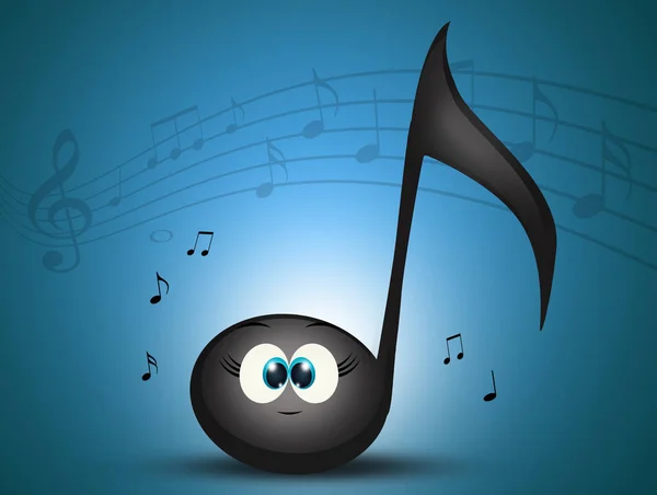 Funny cartoon musical note Stock Photos, Royalty Free Funny cartoon ...