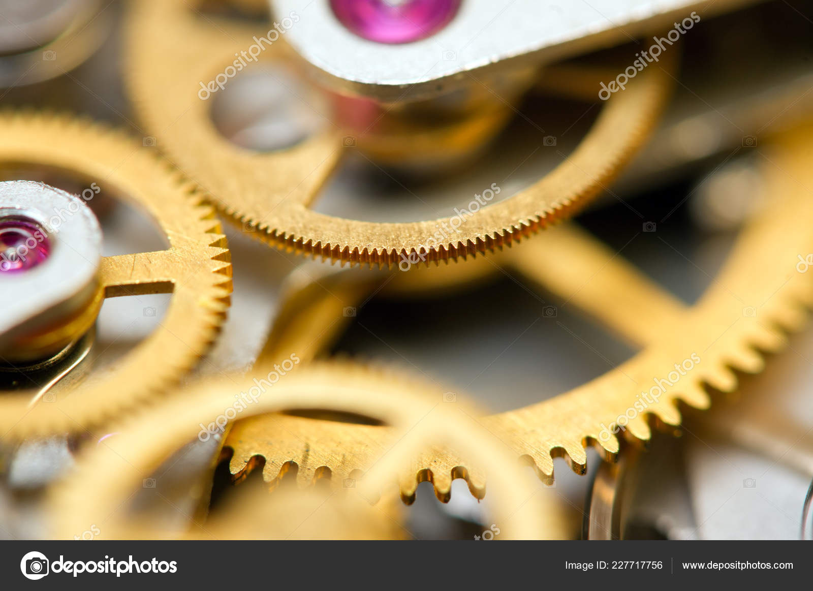 Background with metal cogwheels clockwork. Conceptual photo Stock Photo ...