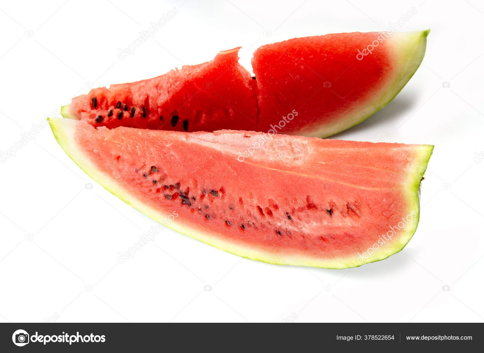 Watermelon Slice Isolated White Background Stock Photo by ©igorartmd ...