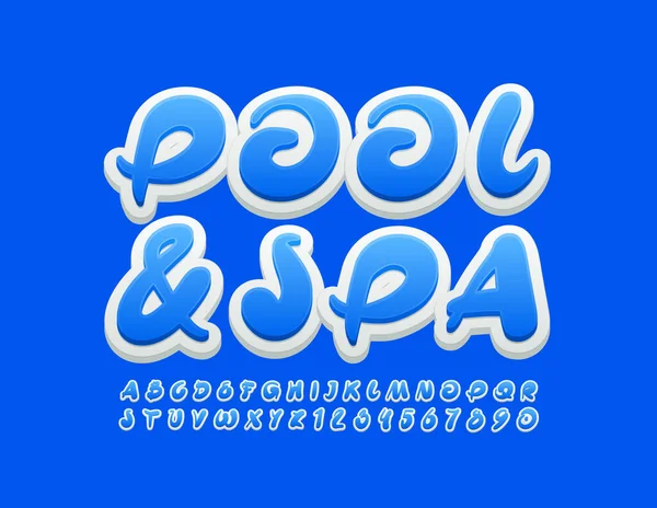 Pool font imágenes de stock de arte vectorial | Depositphotos