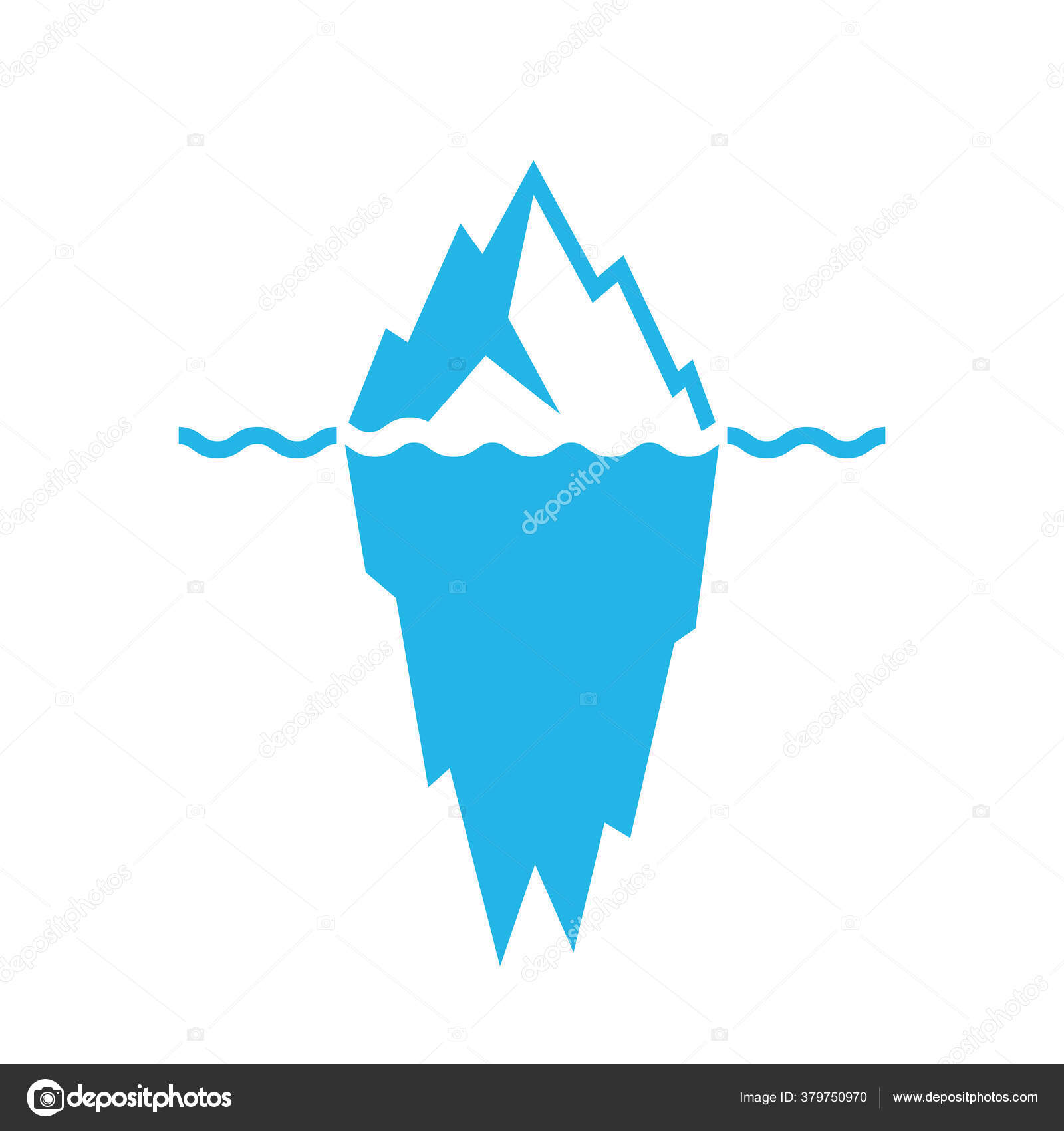 Iceberg Vector Icon Iceberg Icon Vector From Nature Collection. Thin