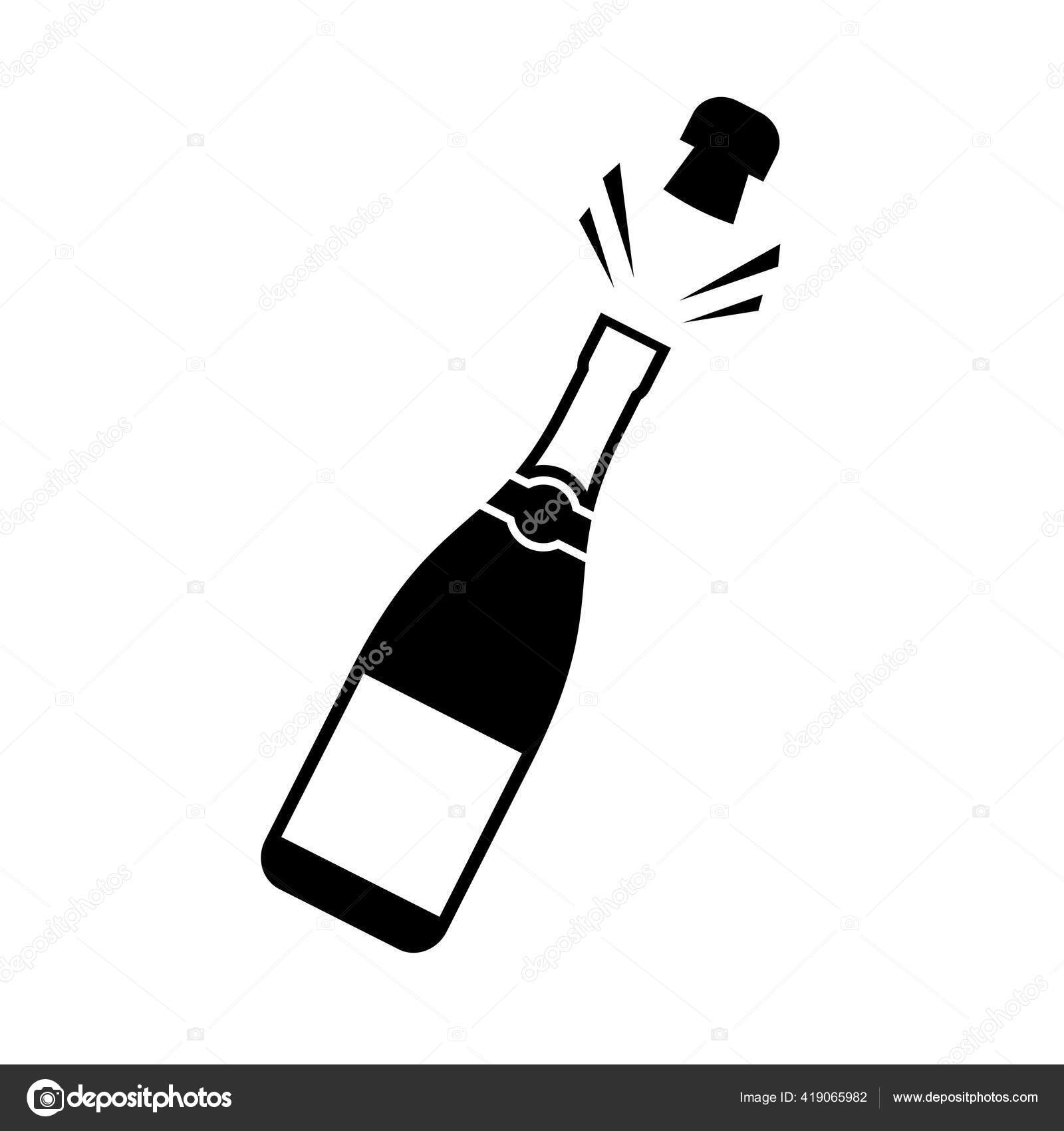 Champagne Bottle Icon