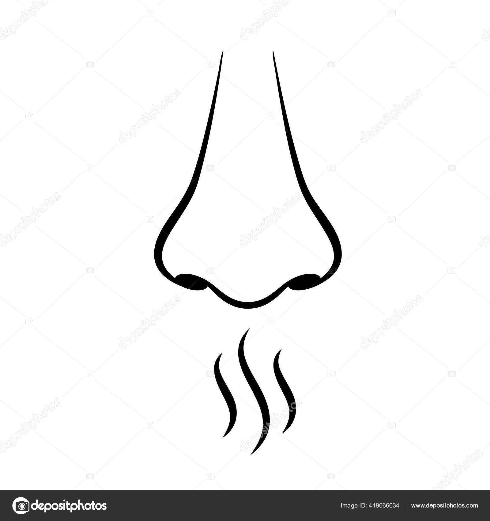 Nose Smell Sense Vector Pictogram Stock Vector Image by ©Arcady #419066034