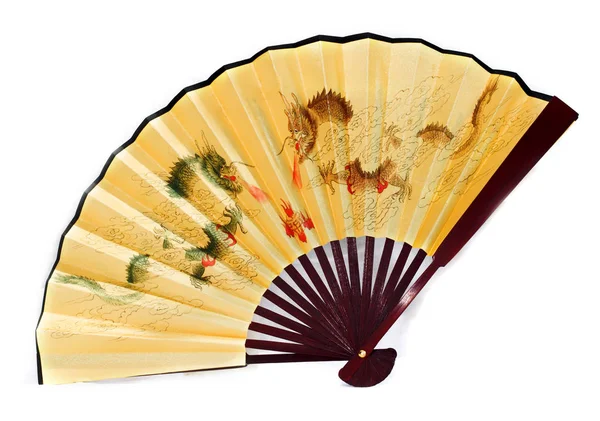 Chinese fan on a white background — Stock Photo © yanapema #2614004