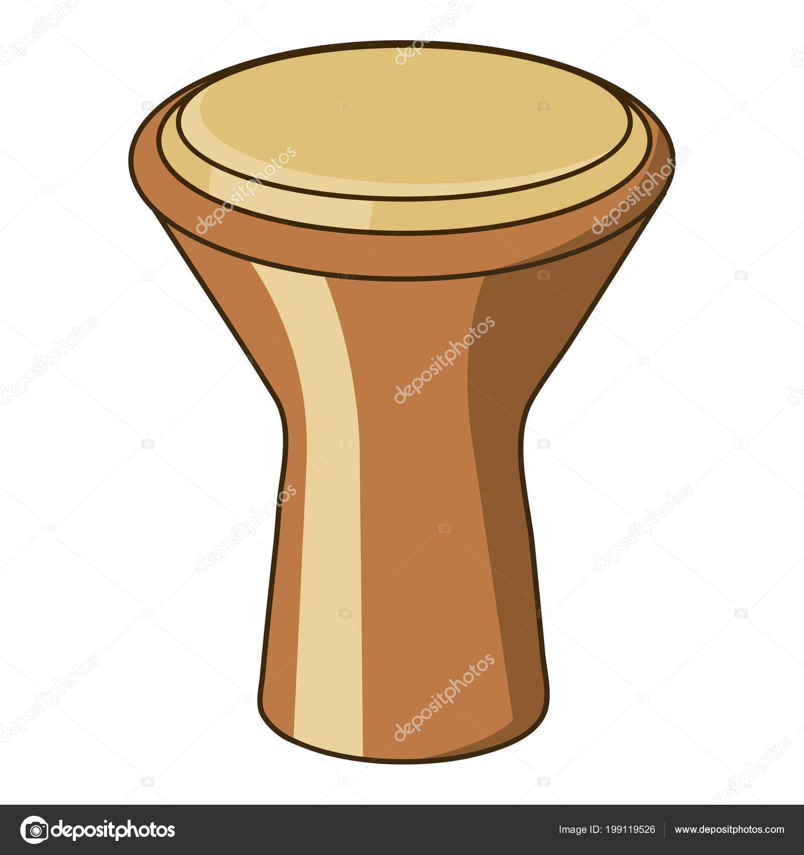 Darbuka percussive musical instrument icon — Stock Vector © ylivdesign ...